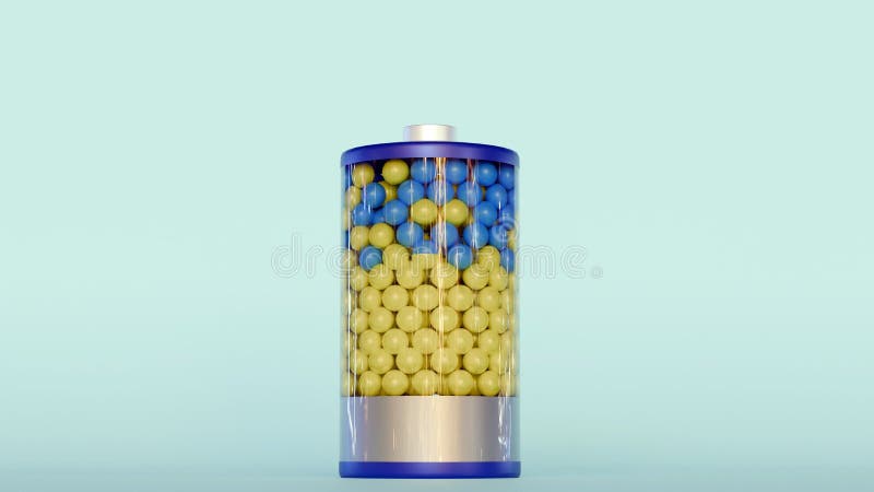 3d Rendering of an Isolated All-solid-state Batteries Stock ...