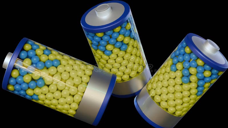 3d Rendering of an Isolated All-solid-state Batteries Stock ...