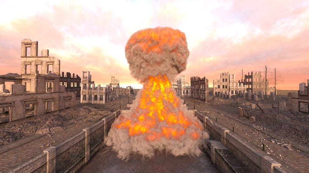 3D Rendering of the Isolated Base Under Attack Stock Illustration ...