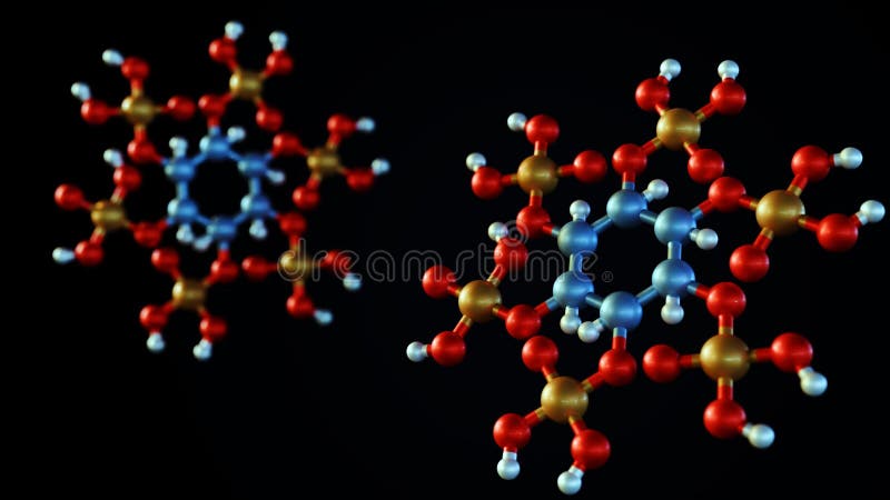 Isolated Phytate or Myo-inositol Hexaphosphate Molecule Stock ...