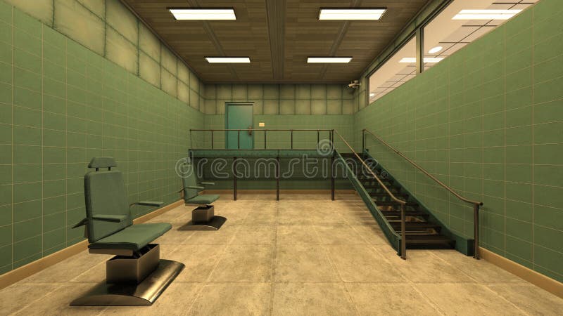 3D Rendering of the Isolation Room Stock Illustration - Illustration of ...