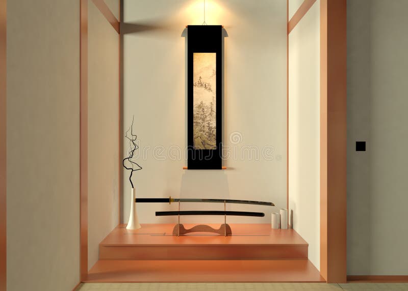 Japanese Sword Room Stock Illustrations – 61 Japanese Sword Room Stock ...