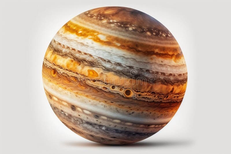 3d Rendering of Jupiter Isolated on Transparent Background, Generative ...