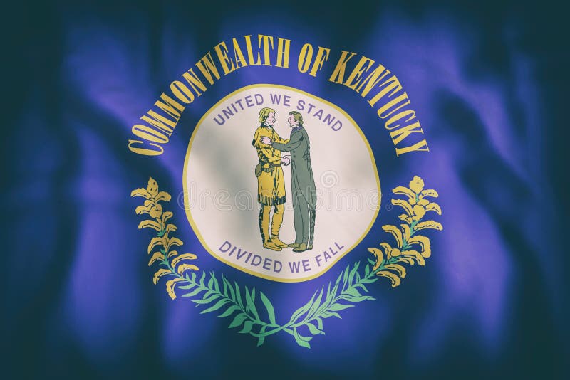 Kentucky State flag stock illustration. Illustration of federal - 99193187