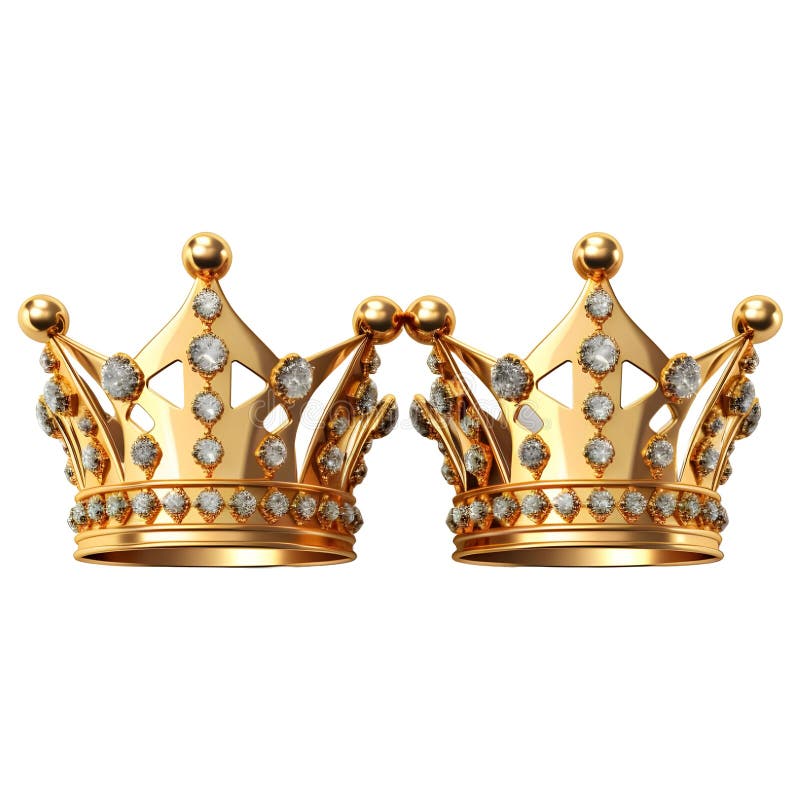 3D Rendering of a King Crown on Transparent Background - Ai Generated ...