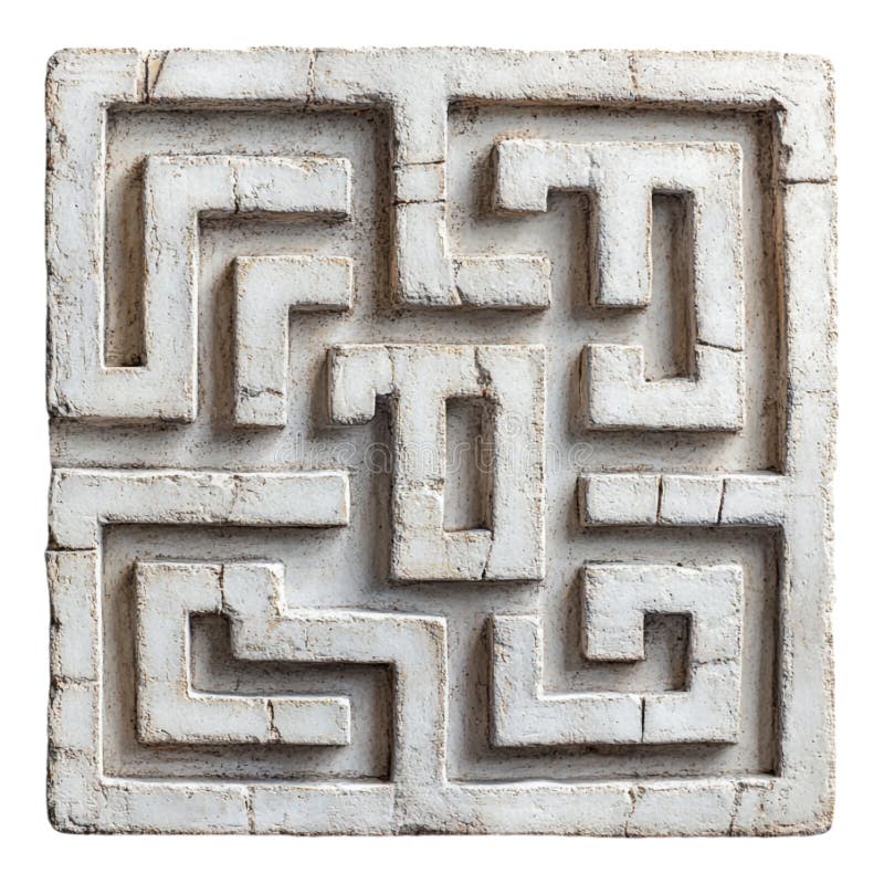A 3D Rendering of a Labyrinth Featuring Intricate and Winding Paths ...