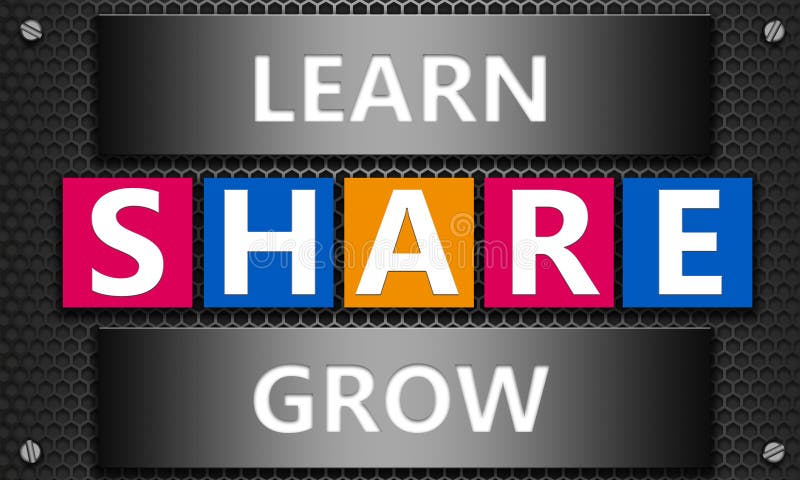 Learn and share stock illustration. Illustration of learn - 29437831