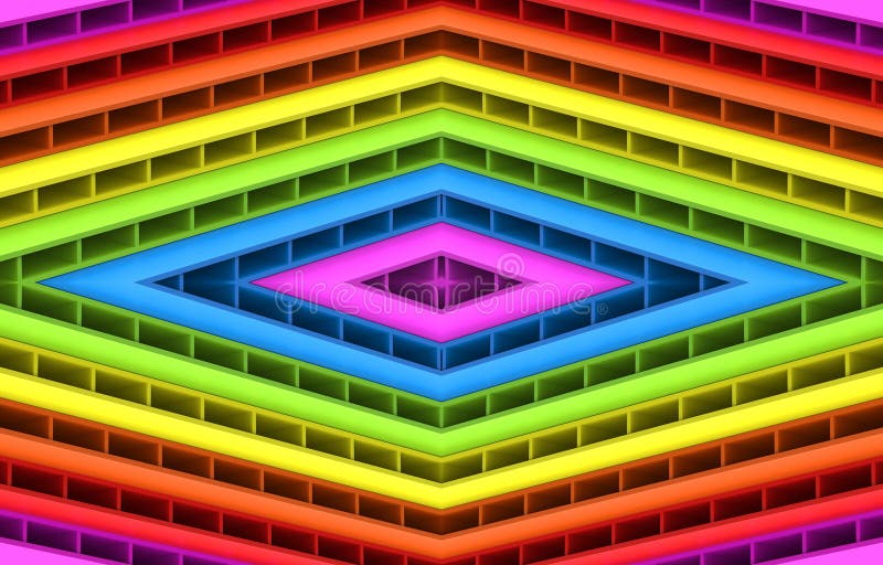 3d Rendering. Lgbt Rainbow Color Square Grid Tile Pattern Wall Design ... 3d Rendering. Lgbt Rainbow Color Square Grid Tile Pattern Wall Design ...