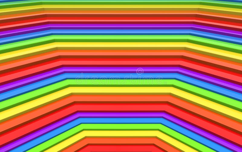 3d Rendering. Lgbt Rainbow Color Staircase Wall Background. Stock ... 3d Rendering. Lgbt Rainbow Color Staircase Wall Background. Stock ...