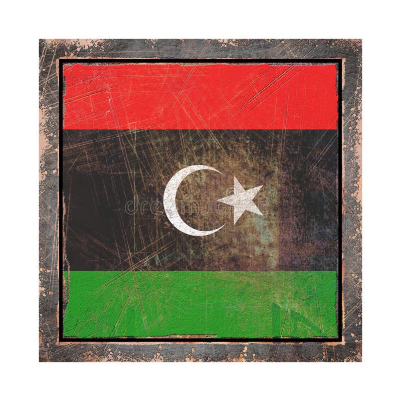 Libya flag stock illustration. Illustration of country - 85185261