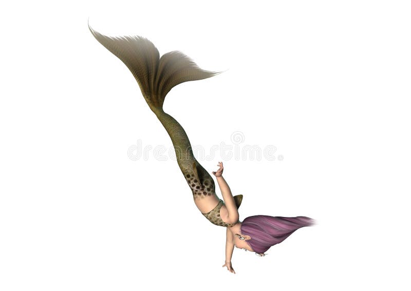 Little Mermaid White Background Stock Illustrations – 2,429 Little ...