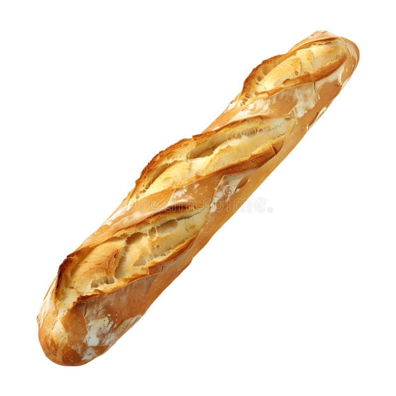 3D Rendering of a Long Turkish Bread on Transparent Background - Ai ...