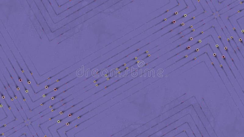 3d Rendering Loop Animation Of A Dynamic Pattern Of Dancing Dots 4k