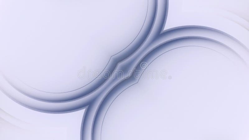 3d Rendering Loop Animation Of Geometric Pattern Of Moving White Rings 4k Stock Video Video Of