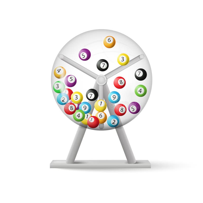 Balls Lottery Machine Stock Illustrations – 383 Balls Lottery Machine ...
