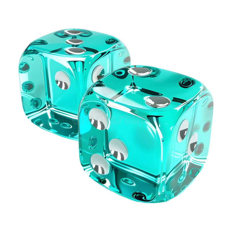 3D Rendering of a Ludo Dice on Transparent Background - Ai Generated ...