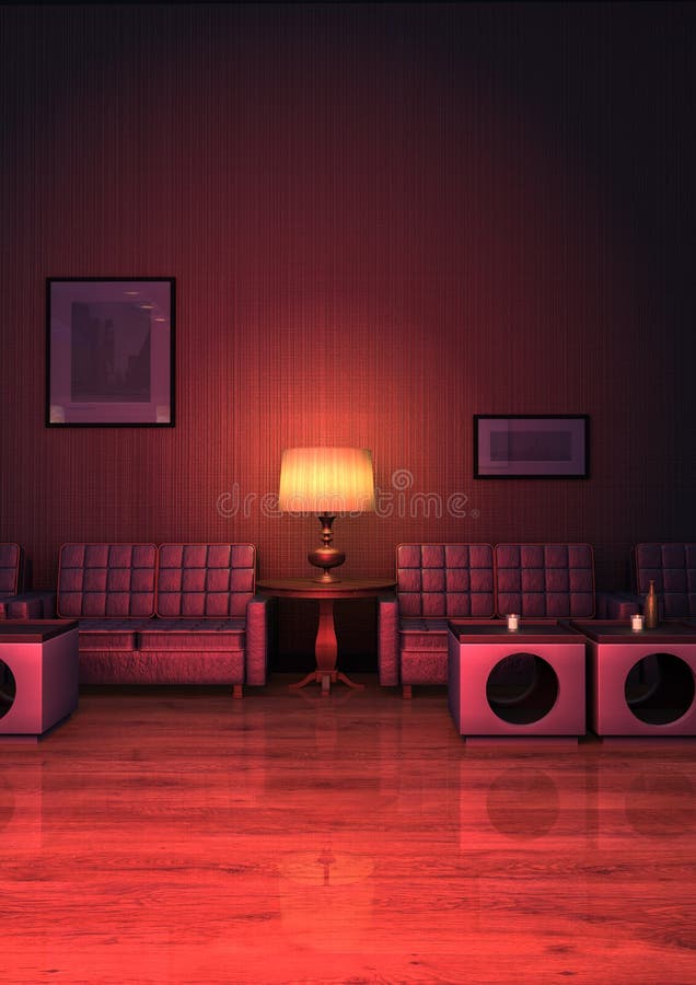3D Rendering Lounge Bar stock illustration. Illustration of city - 99999200