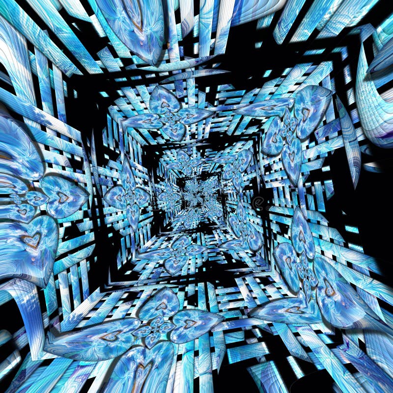 3D Rendering Magic Spiral Artwork Stock Illustration - Illustration of ...