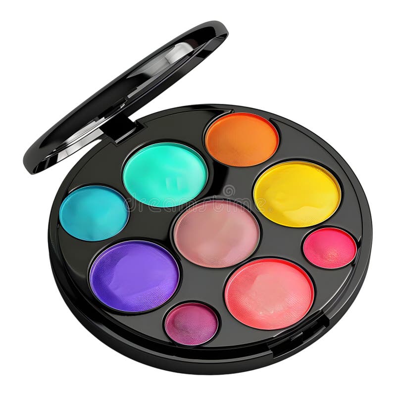 3D Rendering of a Makeup Kit on Transparent Background - Ai Generated ...