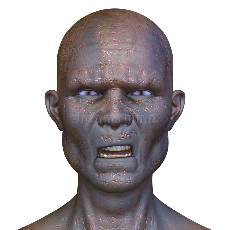 3D Rendering of a Male Caveman Face Close-up Stock Illustration ... 3D Rendering of a Male Caveman Face Close-up Stock Illustration ...
