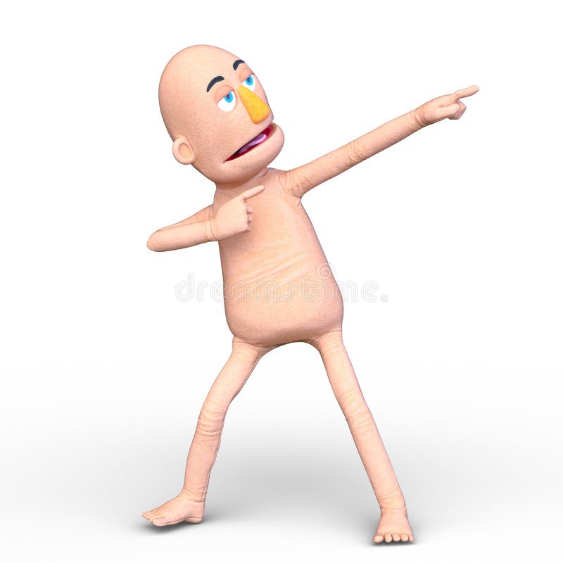 3D Rendering of a Male Puppet Stock Illustration - Illustration of ...
