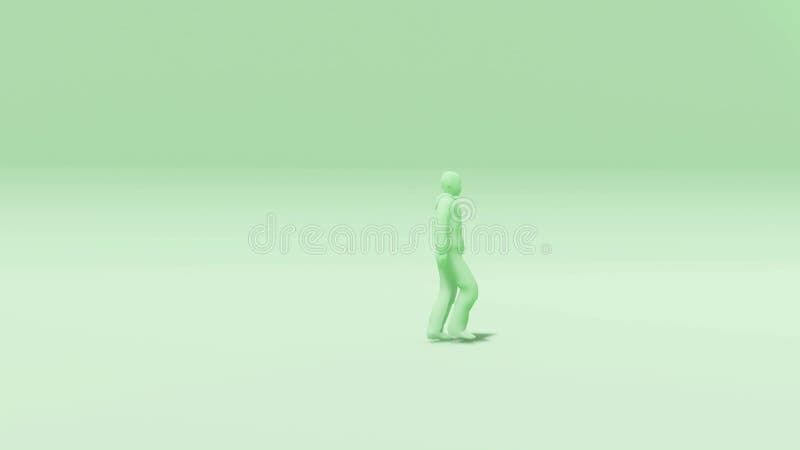 3d Rendering of a Man Walking Stock Video - Video of fashionable ...