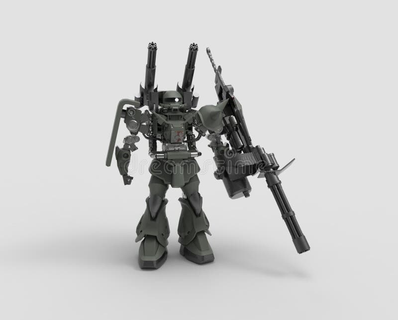 3d rendering of mecha editorial photo. Illustration of armor - 145979581