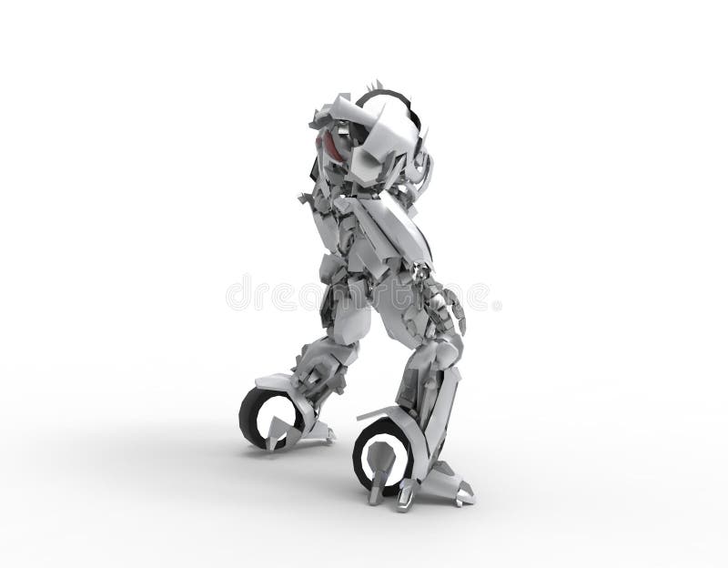 3d rendering of mecha editorial photography. Illustration of cyberpunk ...