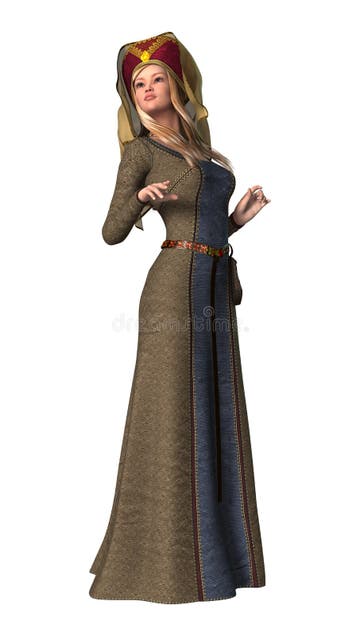 Medieval Lady Stock Illustrations – 10,483 Medieval Lady Stock ...