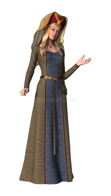 Medieval Lady Stock Illustrations – 10,483 Medieval Lady Stock ...
