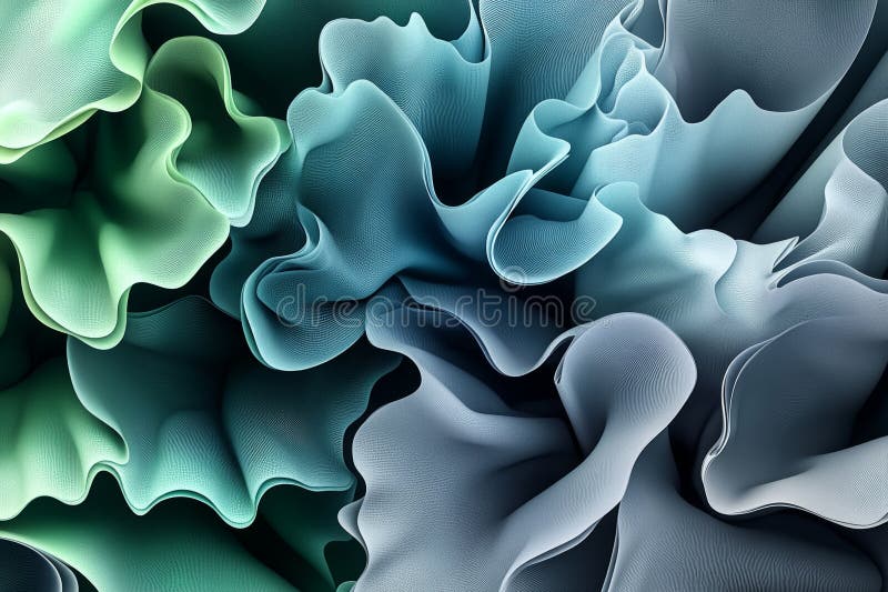 3D Rendering of Messy String Geometrical Patterns for Graphic Design ...