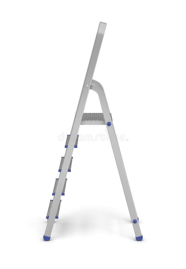 Side View Tall Silver Ladder Stock Illustrations – 8 Side View Tall ...