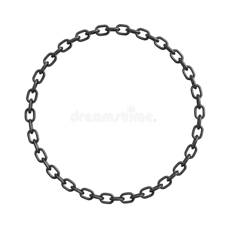 Metal Chain Circle Stock Illustrations – 24,764 Metal Chain Circle ...