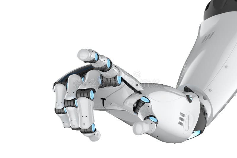 Cyborg arm isolated stock illustration. Illustration of artificial ...