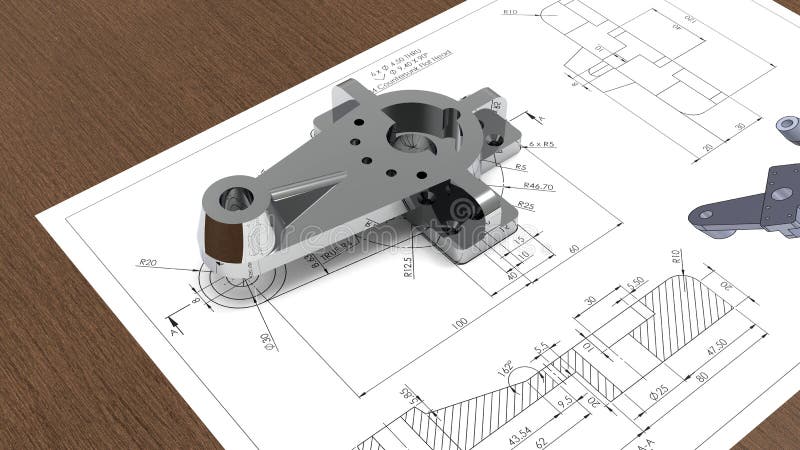 Mechanical Engineering 3d Drawing