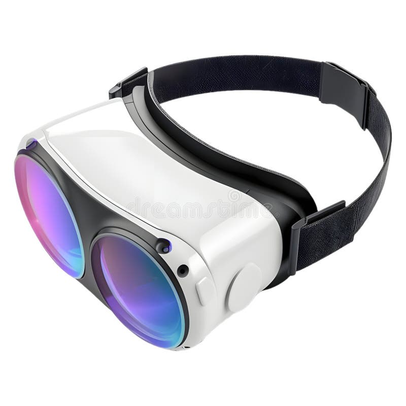 3D Rendering of a Metaverse VR Glasses on Transparent Background - Ai ...