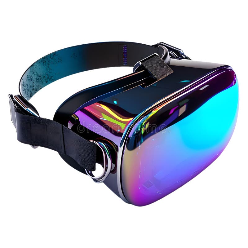 3D Rendering of a Metaverse VR Glasses on Transparent Background - Ai ...