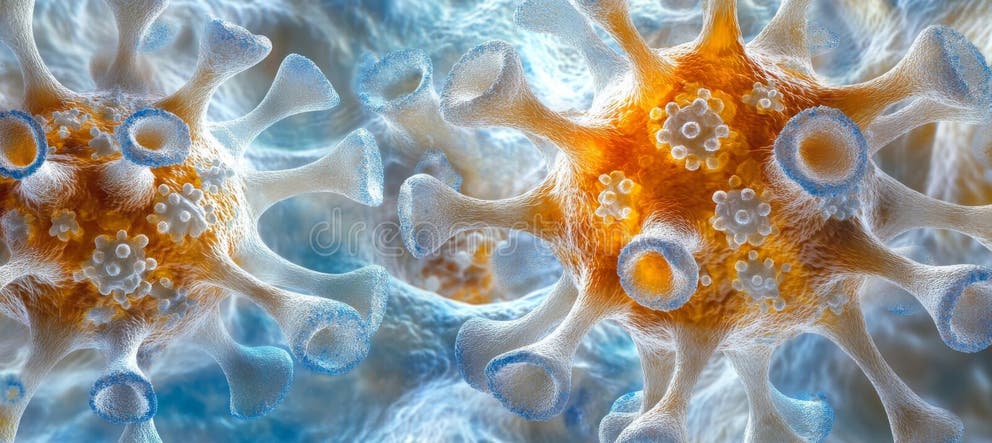 A 3D Rendering at the Microscope Level Provides a Microscopic Close-up ...