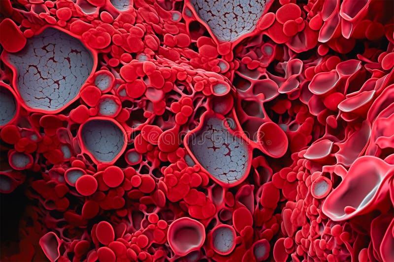 3D Rendering of Microscopic Cell of Liver, Medical Concept, Generative ...