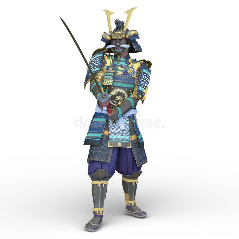 3D Rendering of a Military Commander Stock Illustration - Illustration ...