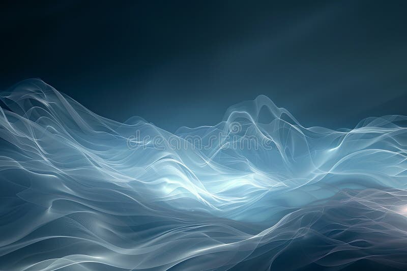 3D Rendering of Minimalist Abstract Night Background with Foggy Wind AI ...