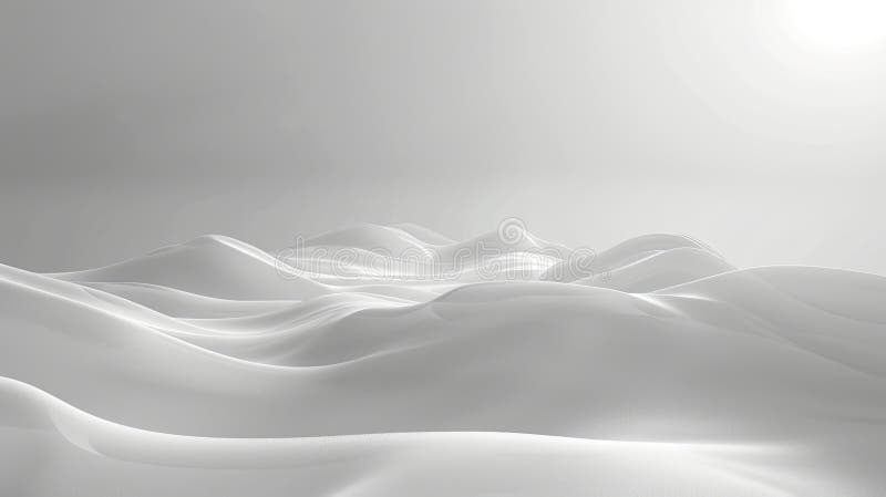 3D Rendering of Minimalist Abstract White Background with Foggy Wind AI ...