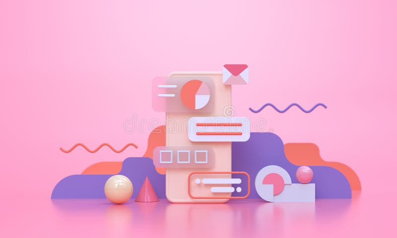 3d Rendering Mobile App Development and Software Development Concept ... 3d Rendering Mobile App Development and Software Development Concept ...