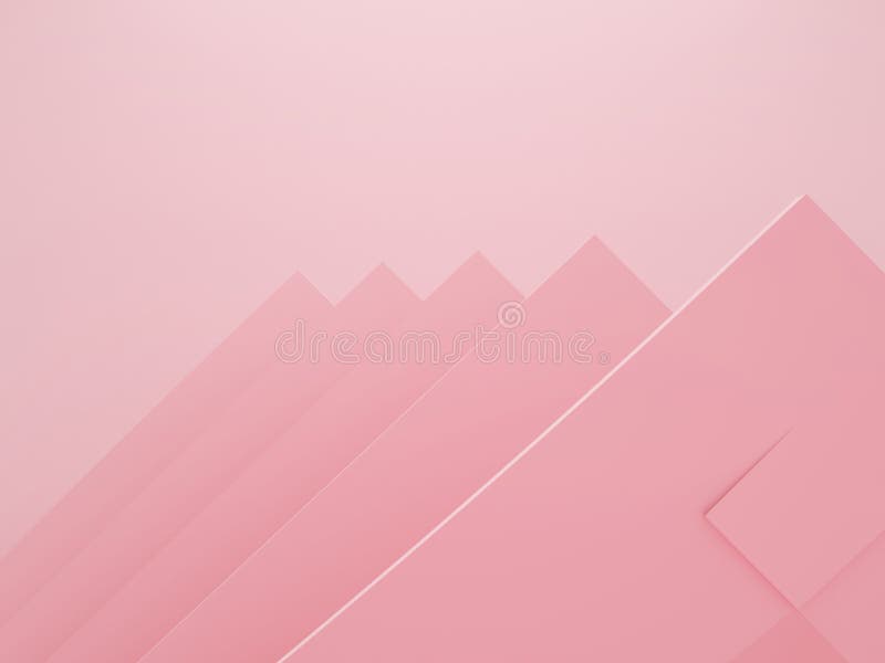 Geometric Form in Pink Background Stock Illustration - Illustration of ...