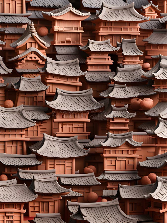 3d Rendering of a Modern Japanese Temple, Ai Generated Stock ...