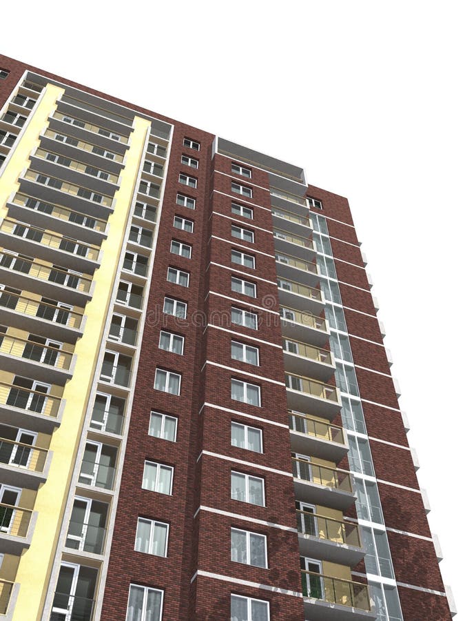 3d Rendering of Modern Multi-storey Residential Building Stock ...