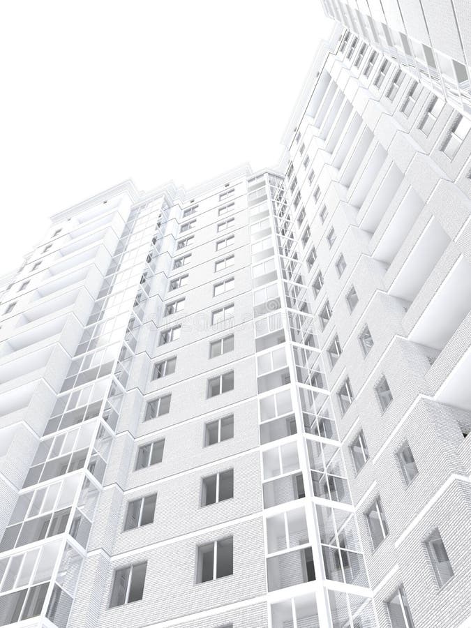 3d Rendering of Modern Multi-storey Residential Building Stock ...