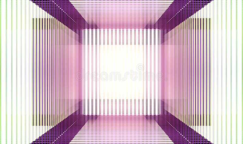 Parallel Line Art Face. Woman Portrait in Contrast Light. Vector ...