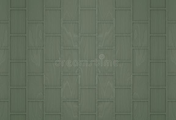 3d Rendering.modern Retro Green Rectangle Shape Pattern Wood Wall ...