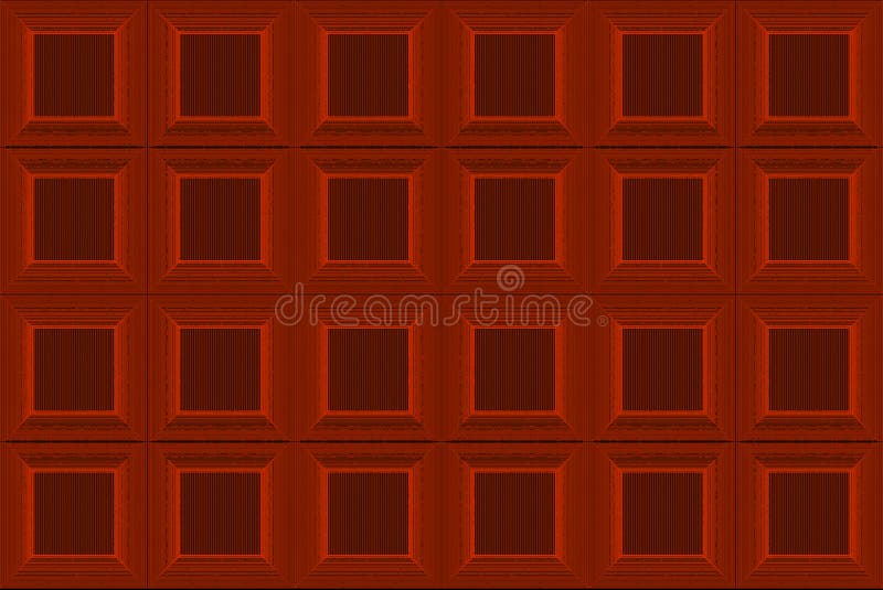 3d Rendering. Modern Seamless Red Square Grid Art Tile Pattern Design ...